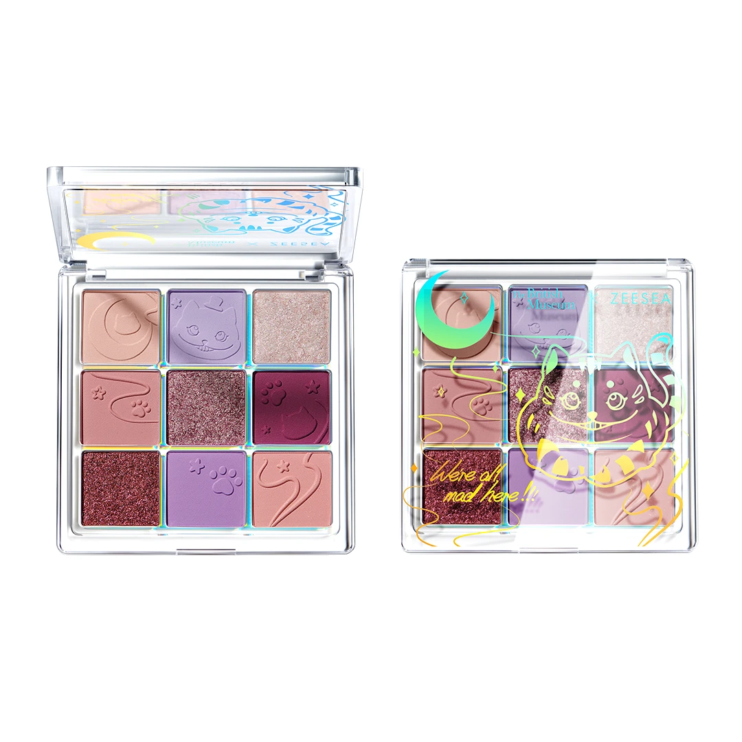 Zeesea X British Museum アイシャドウ Alice In Wonderland 9 Color Eyeshadow Palette New - Eye Shadow ...