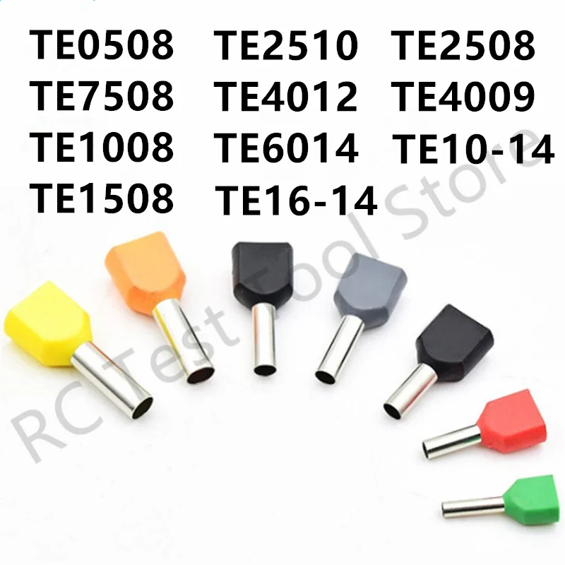 100PCSTE0508-TE1008-TE1508-TE2508-TE6014Double-Pipe-0-5-6-0-Cold ...