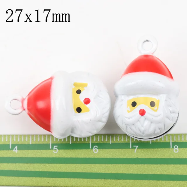 5pcs Jingle Bells Christmas Old Man Ornament Metal Bell for Home Party ...
