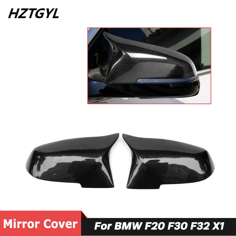 1-Pair-Replacemet-Style-Horn-Shape-Carbon-Fiber-Material-Rear-View ...