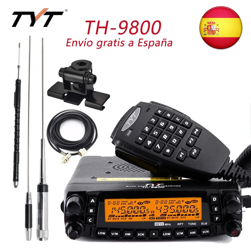 Mobile Radio Tyt Th-9800 Plus Quad Band Transceiver Th9800 Walkie ...