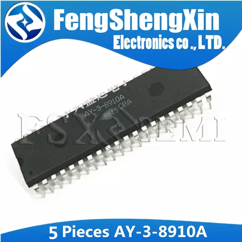 5PCS AY 3 8910 DIP 40 AY 3 8910A AY38910A/P DIP Programmable Sound Generator|Integrated Circuits ...