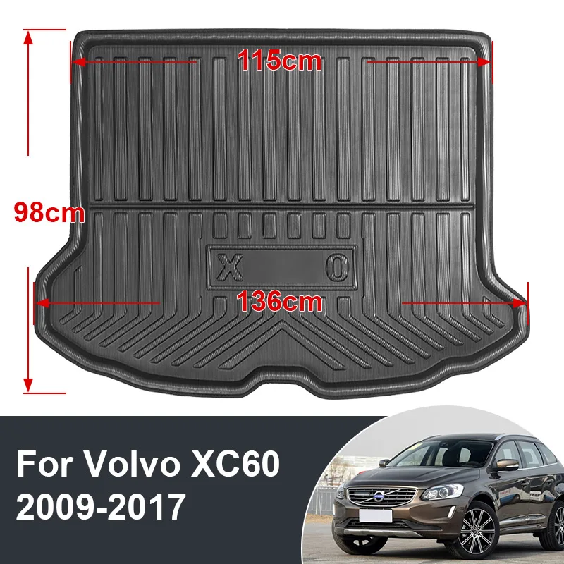 Fit-For-Volvo-XC60-2009-2017-Boot-Mat-Rear-Trunk-Liner-Cargo-Tray-Floor ...