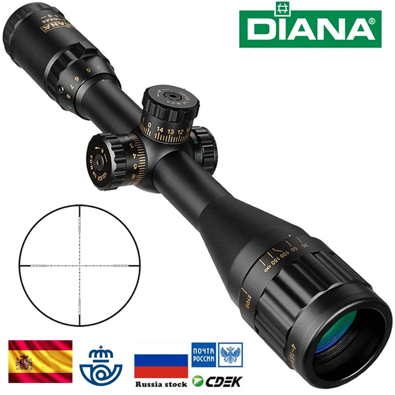 DIANA-4-16x44-Tactical-Riflescope-Optic-Sight-Green-Red-Illuminated ...