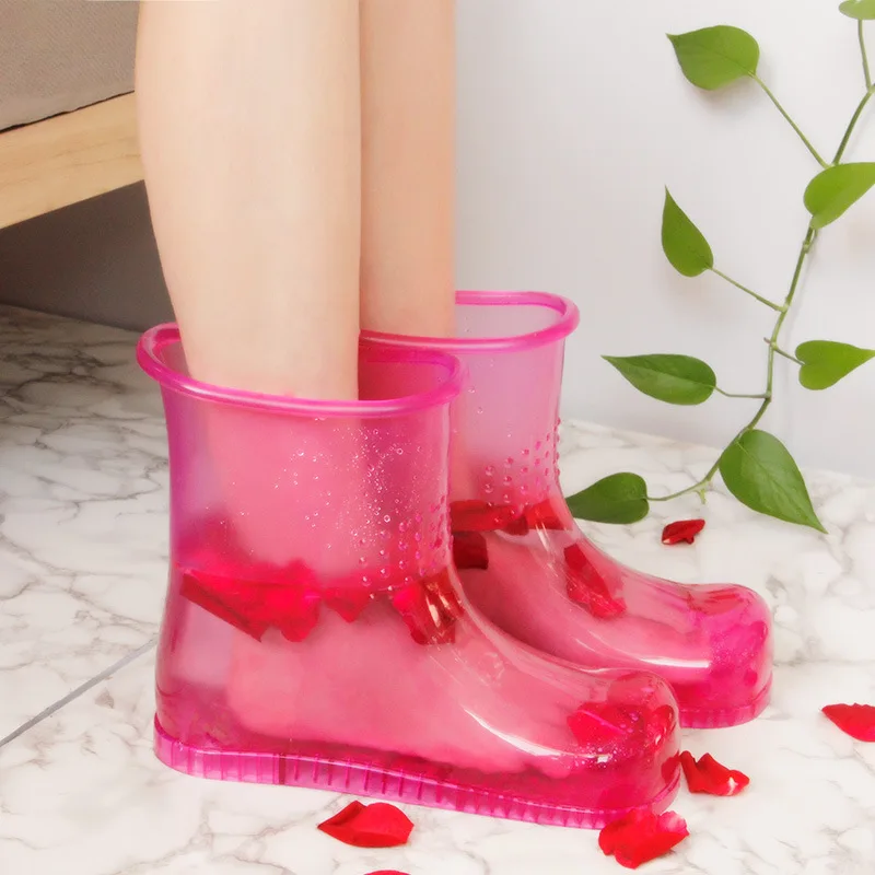 Portable-Foot-Bath-Massage-Shoes-Feet-Relaxation-Slipper-Acupoint ...