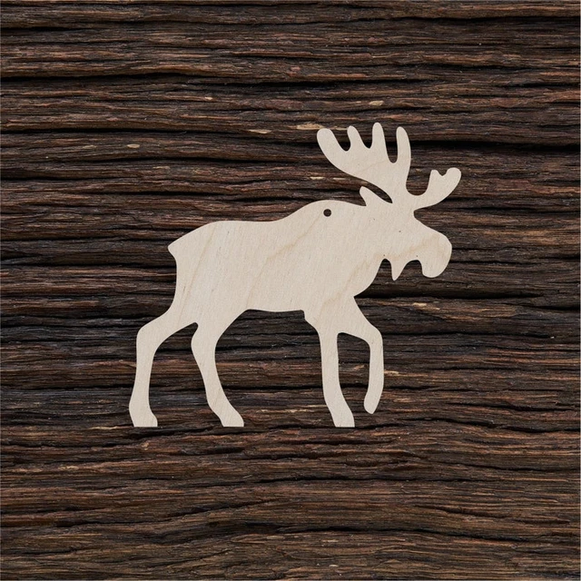 Moose Silhouette Pattern