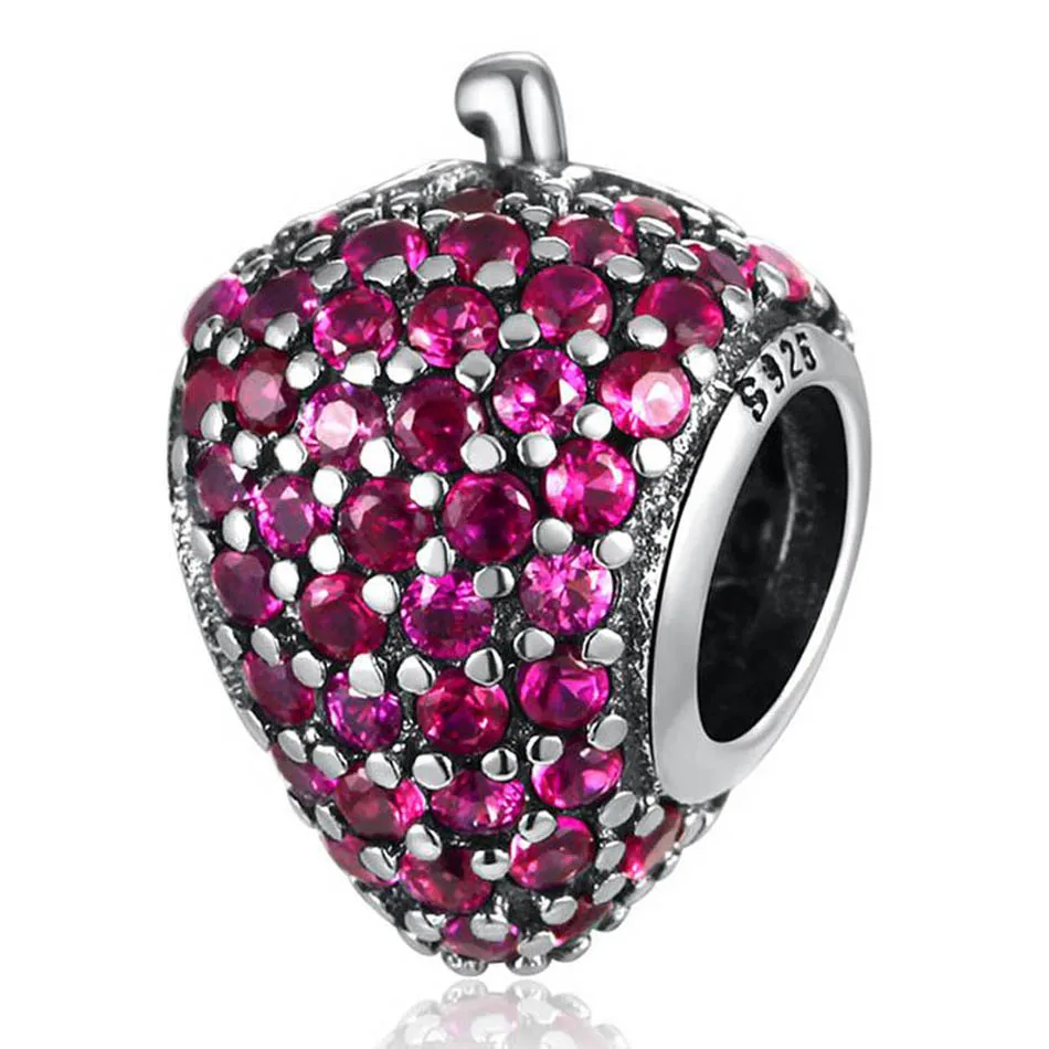 Аутентичные S925 Серебряные Бусины DIY Ювелирные изделия Бабочка Маргаритка Принцесса Корона ...