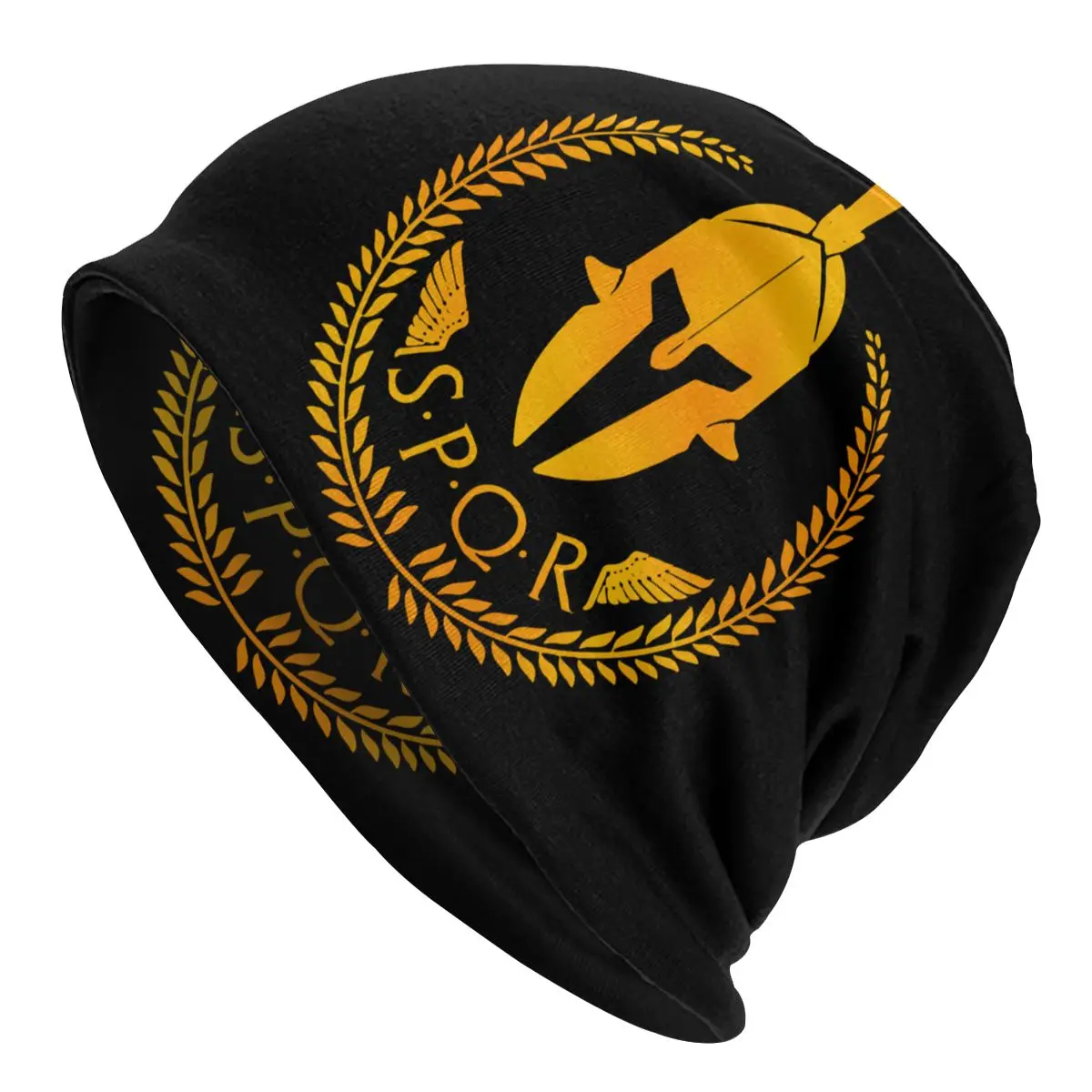 SPQR Roman Empire Bonnet Hats Cool Outdoor Skullies Beanies Hat for Men ...