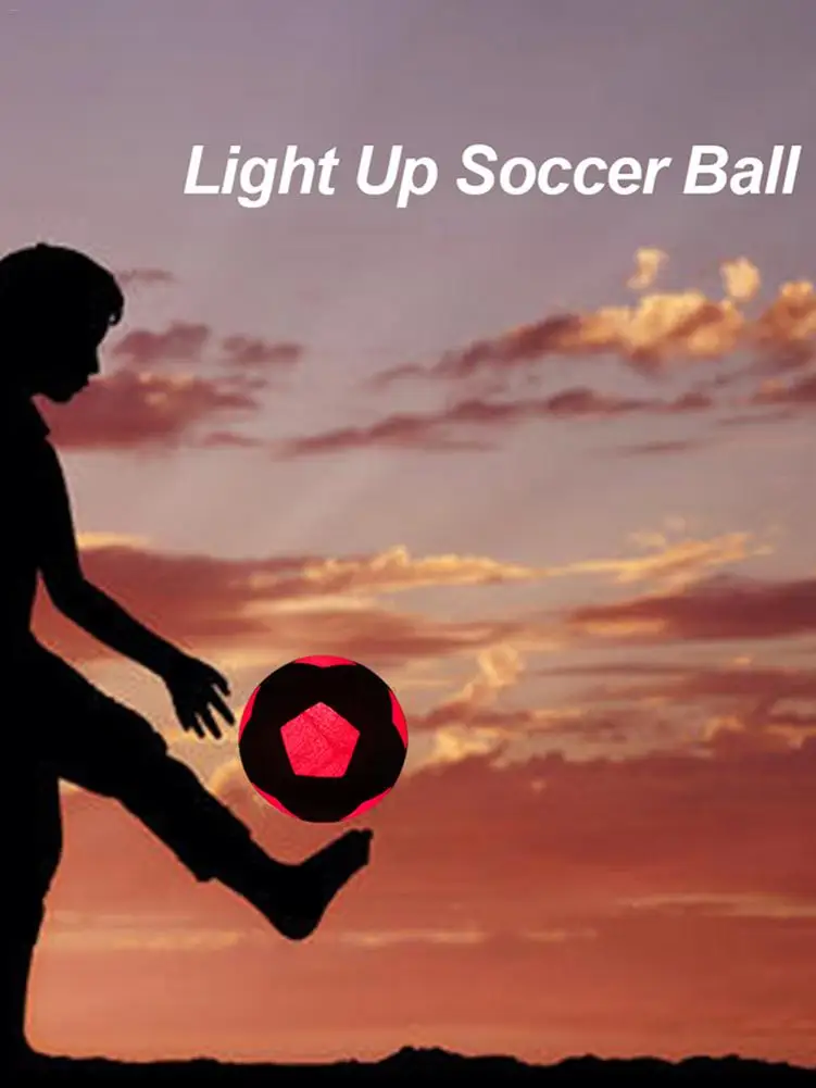Ballon de Football lumineux Super brillant, éclairage LED, pour ...