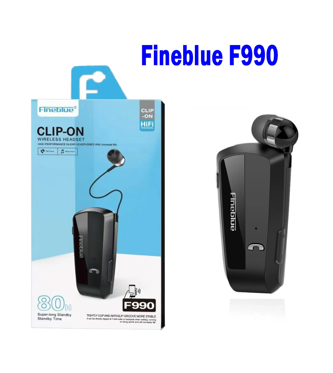 Fineblue F990 Gamera Earphone Wireless business Bluetooth Headset V5.0 ...
