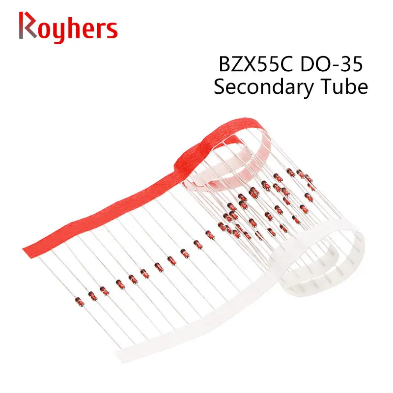 20Pcs 1/2W Diodo Zener BZX55C22V BZX55C24V BZX55C27V BZX55C30V ...