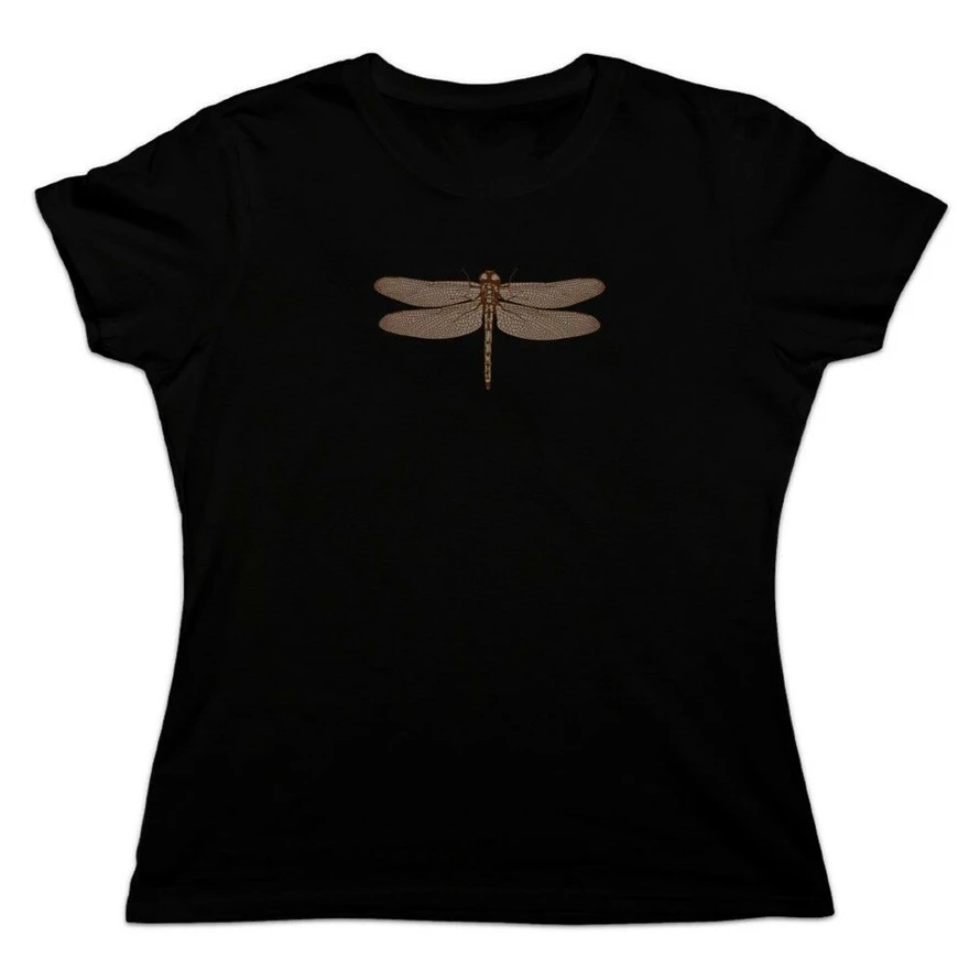 Libélula Vintage insectos mujer novedad camiseta|Camisetas| - AliExpress
