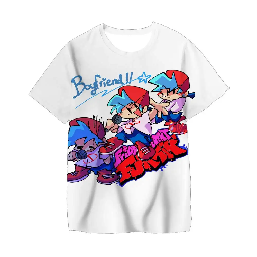 Friday Night Funkin Tshirt Baby Boys Clothes 3D print T shirt Short ...