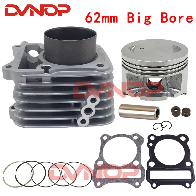 Motorcycle Cylinder 62mm Big Bore For Keeway Rkv125 Rks125 Rkv Rks 125 ...
