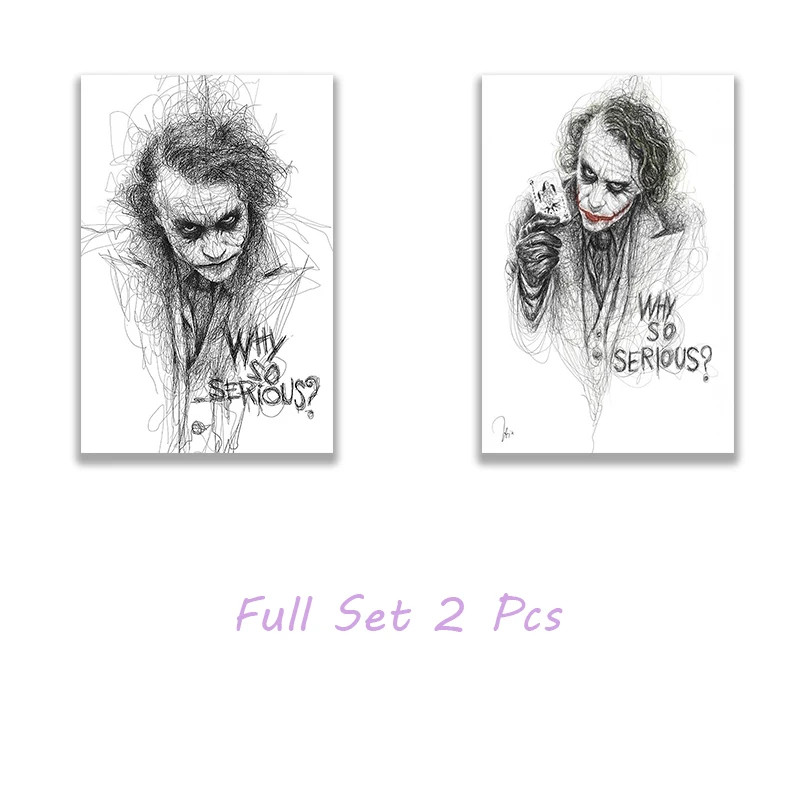 The Joker Comic Art Why So Serious