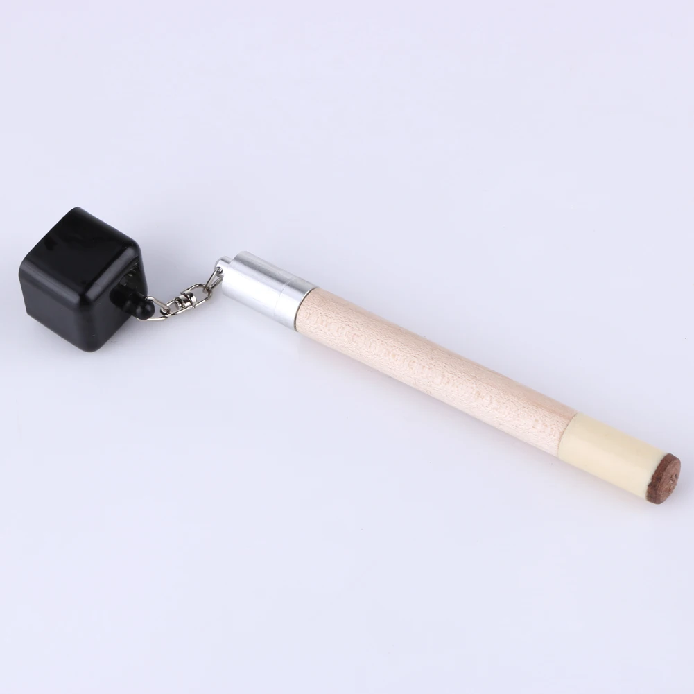 2 In 1 Pocket Pool Billiard Chalk Holder Pricker Cue Tip Prep Tool ...