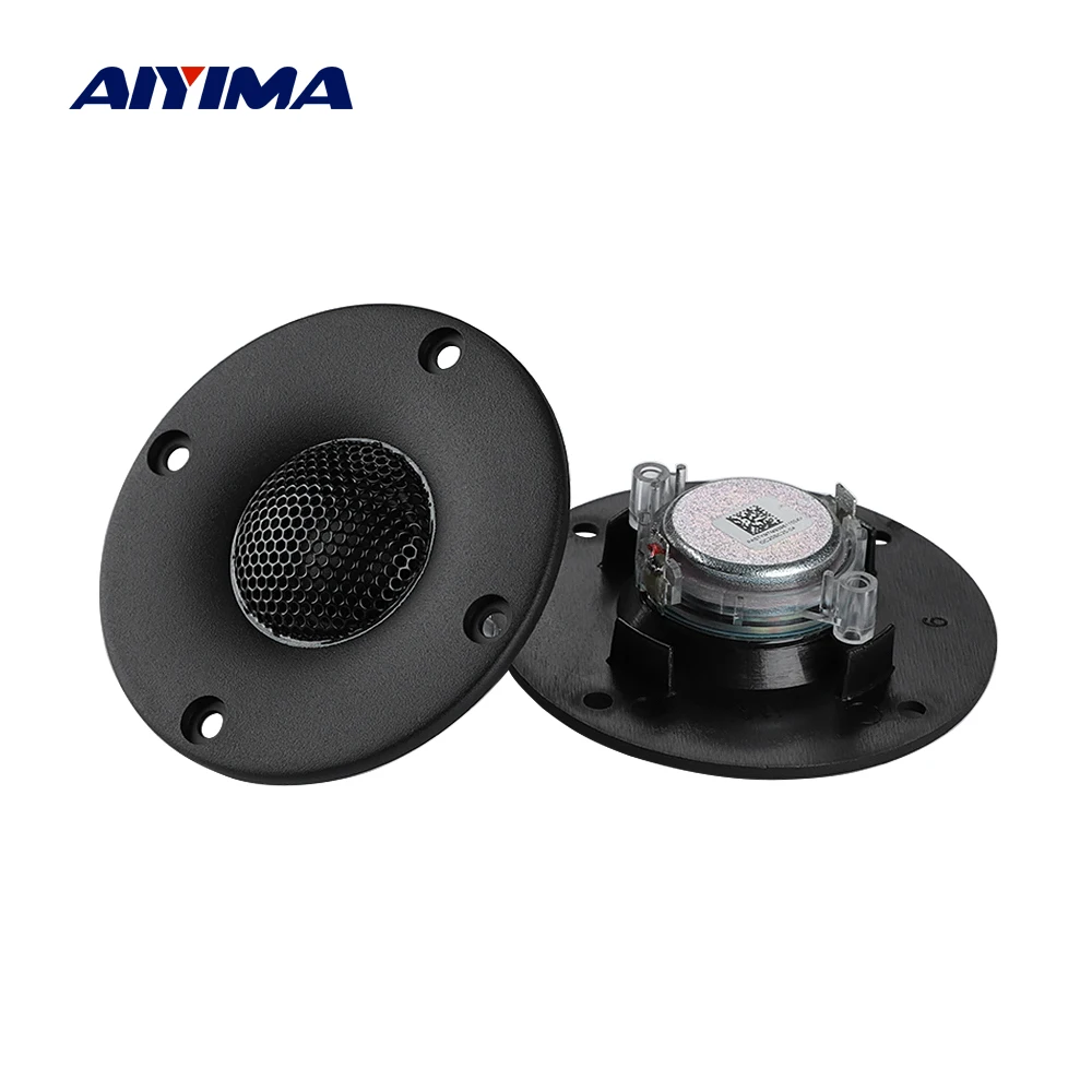 AIYIMA 2Pcs 3 Inch Silk Film Tweeter Audio Speaker Hifi Stereo Home Theater Neodymium Magnet 4 ...
