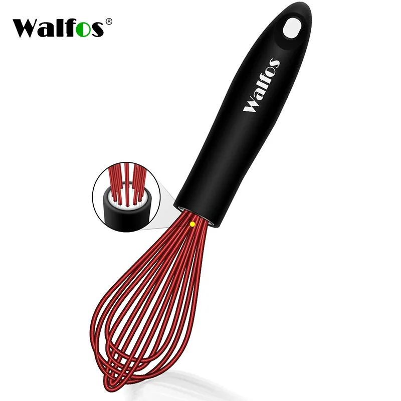 Walfos-8-5-Red-Silicone-Whisk-Stainless-Steel-Wire-Whisk-Heat-Resistant ...
