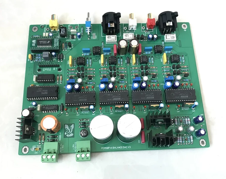 Fully Balanced PCM58P X4 DAC Decoder Board|Instrument Parts ...