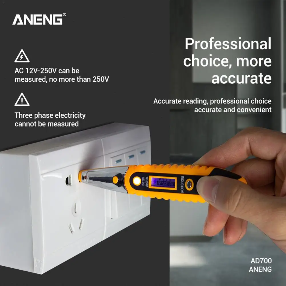 ANENG VD700 Digital Display Electrical Test Pen Multifunction Tester ...