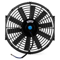 Universal 12 inch Car Water Oil Cooler Dc12V 90W Pull/Push Bend Black ...