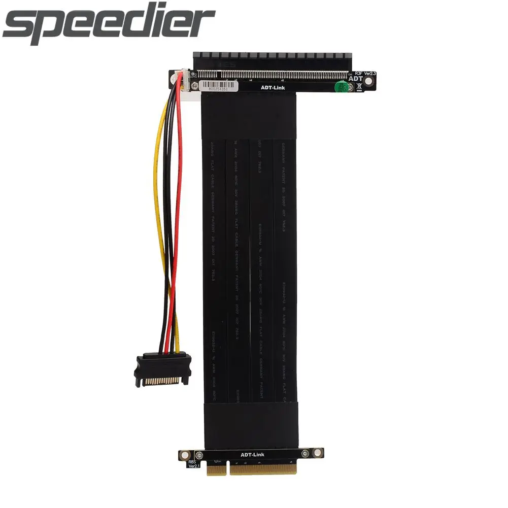 Rtx 3090 3060 placa gráfica riser adaptador pcie x8 para x16 pci e 3.0 ...