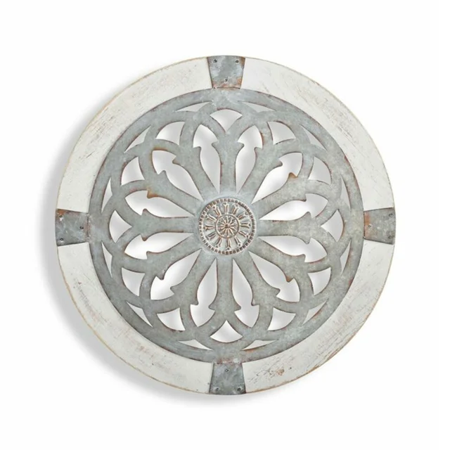 Heritage Round Wall decor Art Wooden Hanging Ornament Wall Mount ...