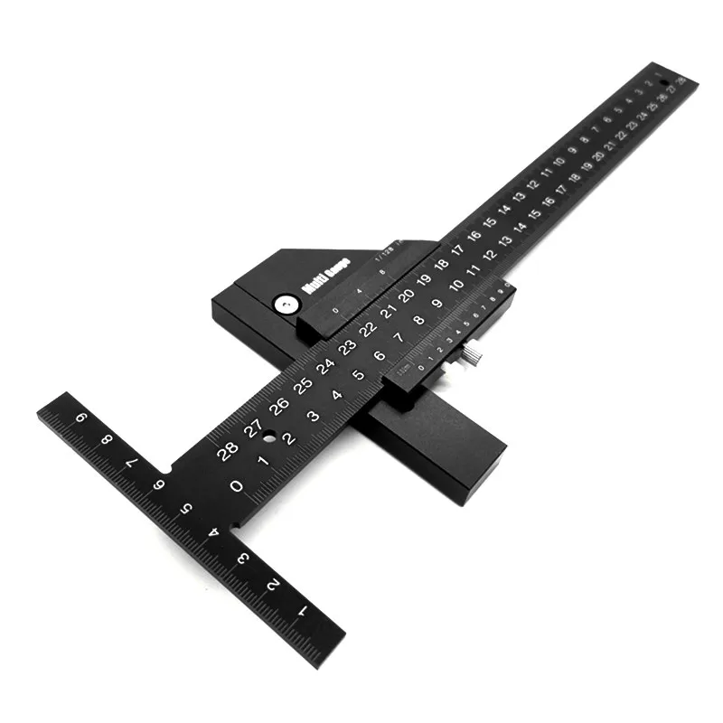 Multifunctional T Square Sliding Marking Woodworking Square 45/90 ...