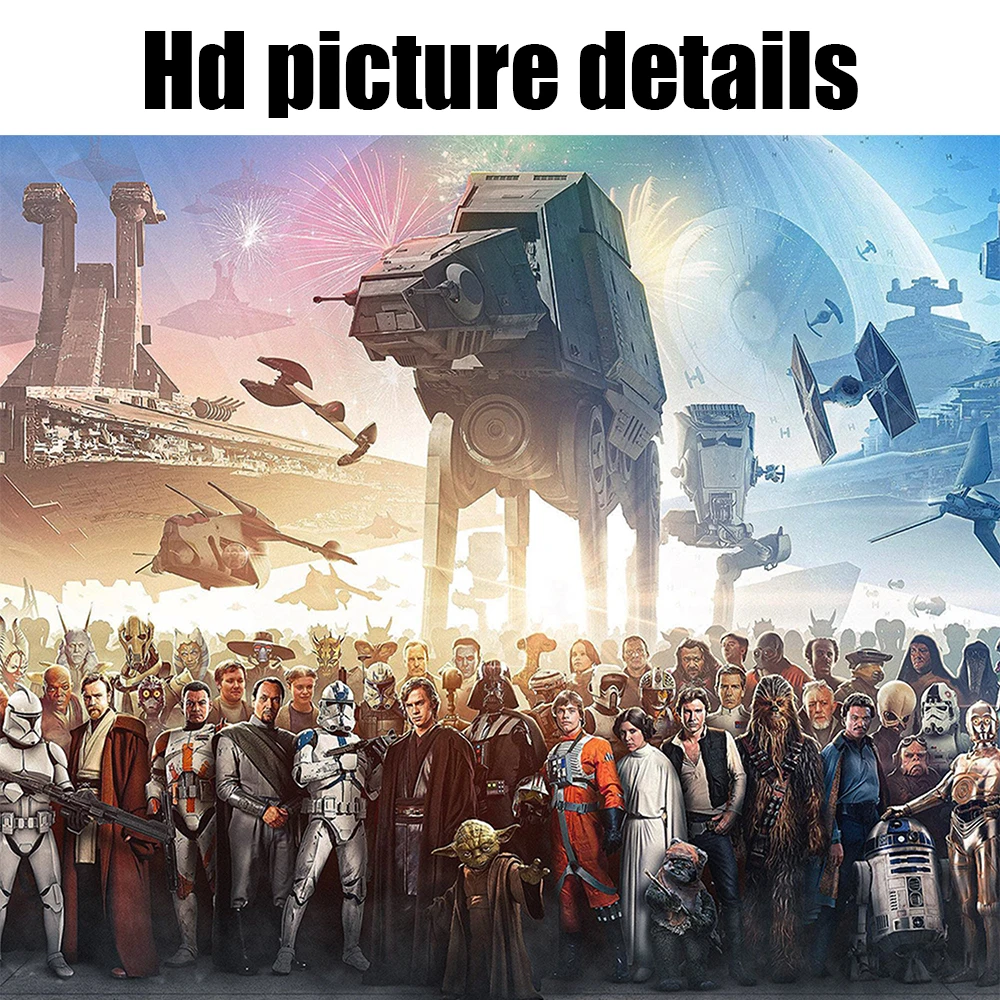 Panoramic Star Wars Paintings
