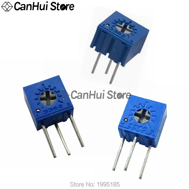 10pcs 3362P 3362W 3362S series resistance 3362P-101 201 501 102 202 103 ...