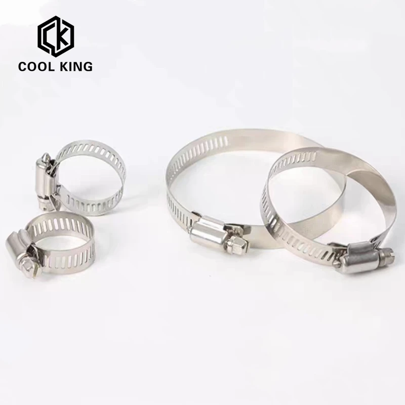 10 Pcs Stainless Steel SS304 8mm to 197mm Hose Pipe Clamps Clips ...