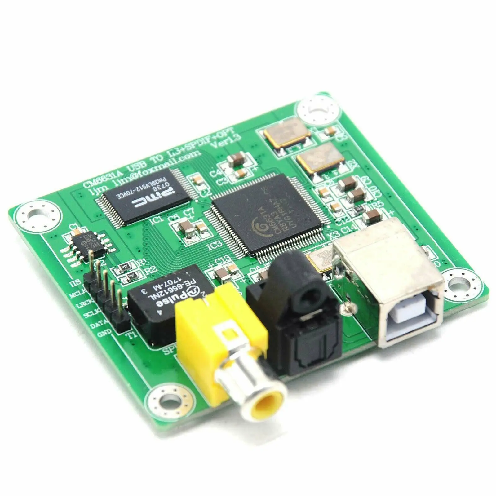 HiFi-CM6631A-Coaxial-Fiber-Optic-Output-DAC-Decoder-Board-32bit-384K ...