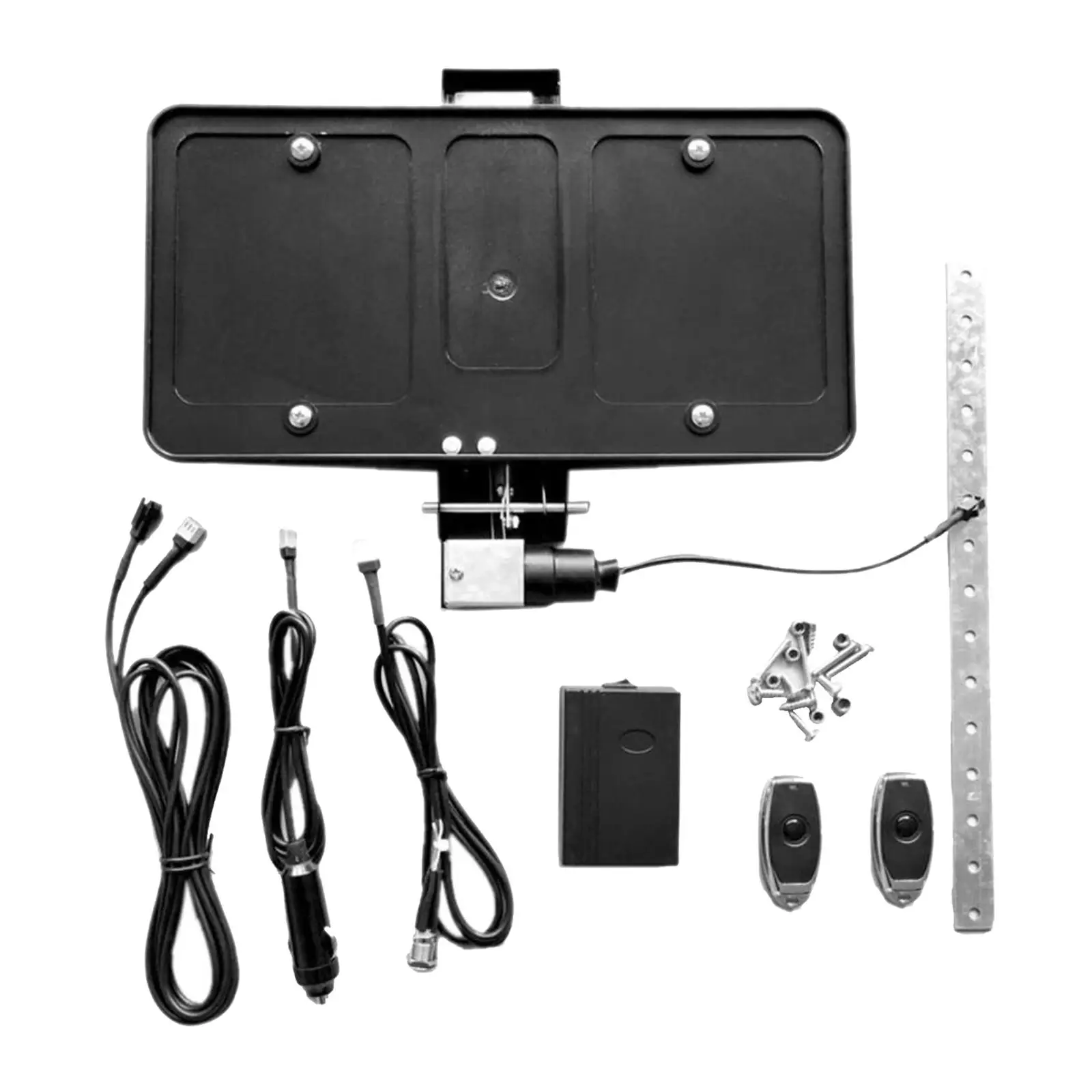 Retractable License Plate Frame With Remote Control Bracket Car License ...