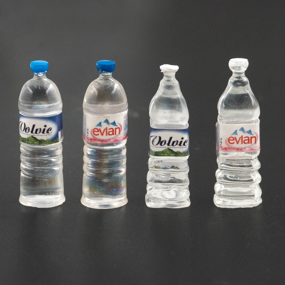 1Pcs 1/12 Doll House Miniature Mineral Water Bottle Simulation Wine ...