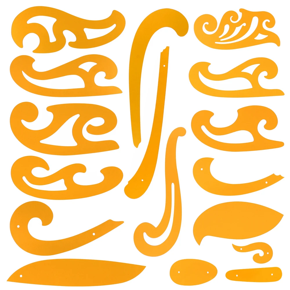 Multifunctional-cloud-ruler-curve-board-set-transparent-acrylic-cloud ...