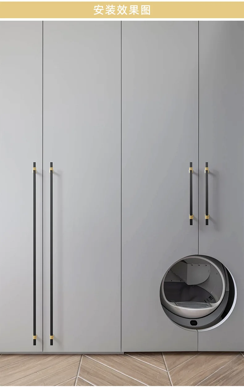 POIGNEE DE MEUBLE - BOUTON DE MEUBLE,320-black gold--Poignée de porte ...