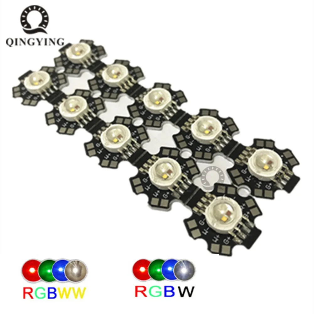 45mil 12w Rgbw Rgbww High Power Led Light Emitter Bead Rgb + Warm White ...