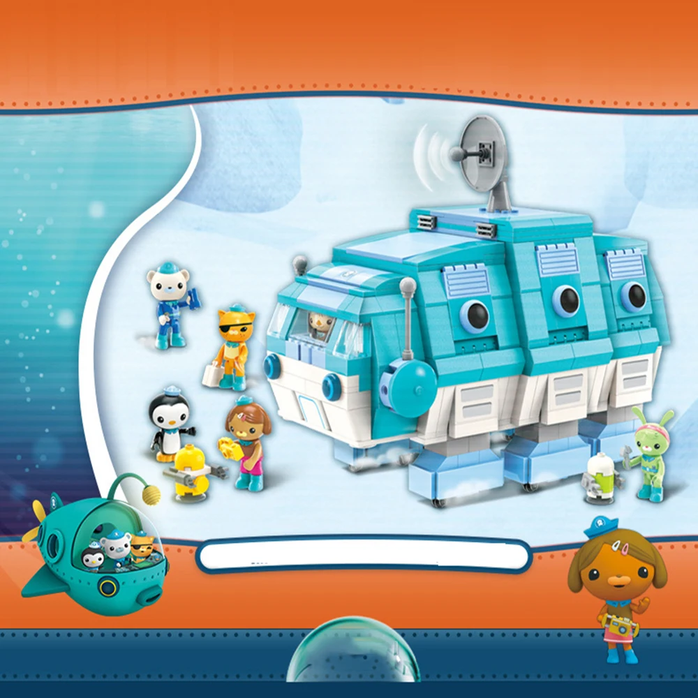 Les Octonauts Octopod Octopus Playset & Barnacles kwazii peso Inkling ...