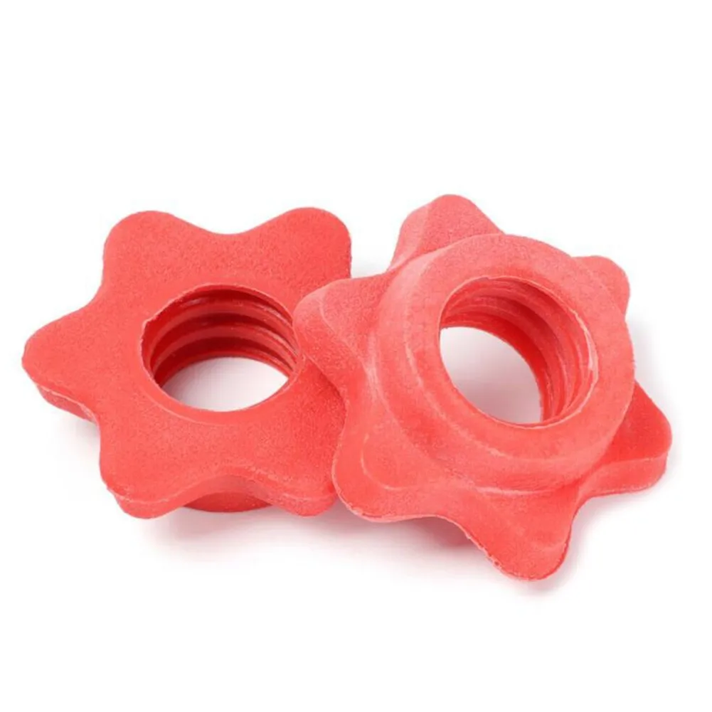 1 Pair Safety Locks 25mm Nut Weight Check Nuts Barbell Bar Clips ...