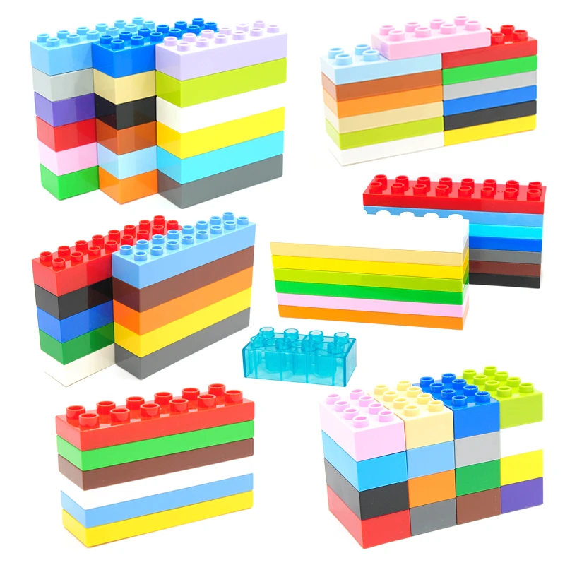 Bulk Big Size Building Block Bricks 8 12 16 Dots Rectangle Mosaic ...