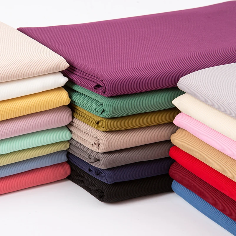 Elasticity-Knitted-Irc-Rib-Fabric-Thread-Ribbed-Spandex-for-Sewing ...