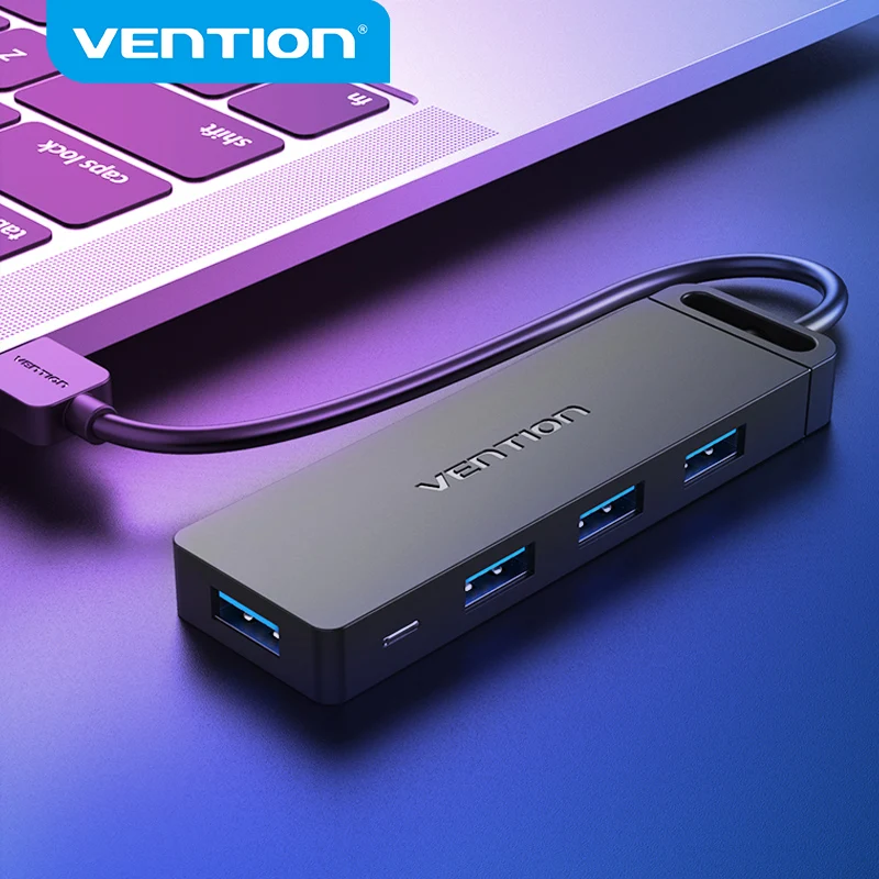Vention hub usb 3.0, adaptador duplicador multiuso, 4 entradas ...