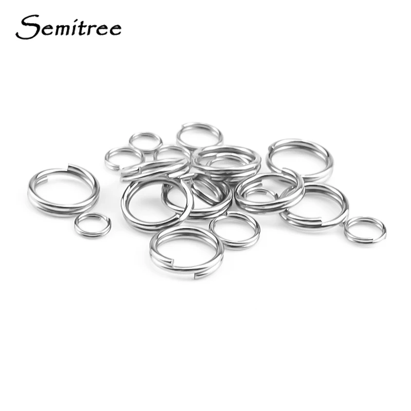 Semitree-100pcs-Stainless-Steel-Split-Rings-Jump-Ring-Double-Ring ...