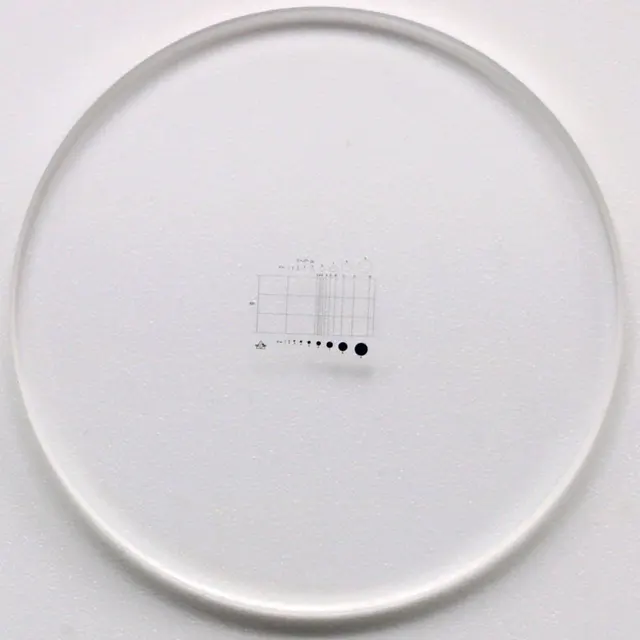 Optical Glass Microscope Measurement Calibration Slides Eyepiece ...