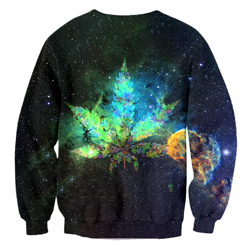 Galaxy Weed Sweaters