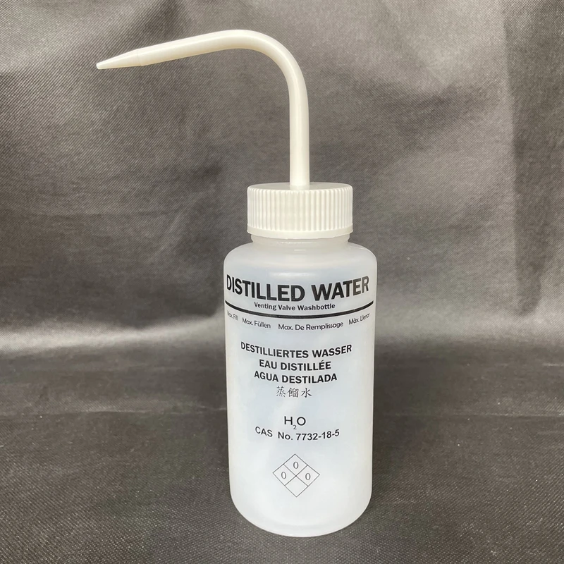 2pcs/lot Distilled Water Elbow Plastic Squeeze Wash Bottle Lab Rinse ...