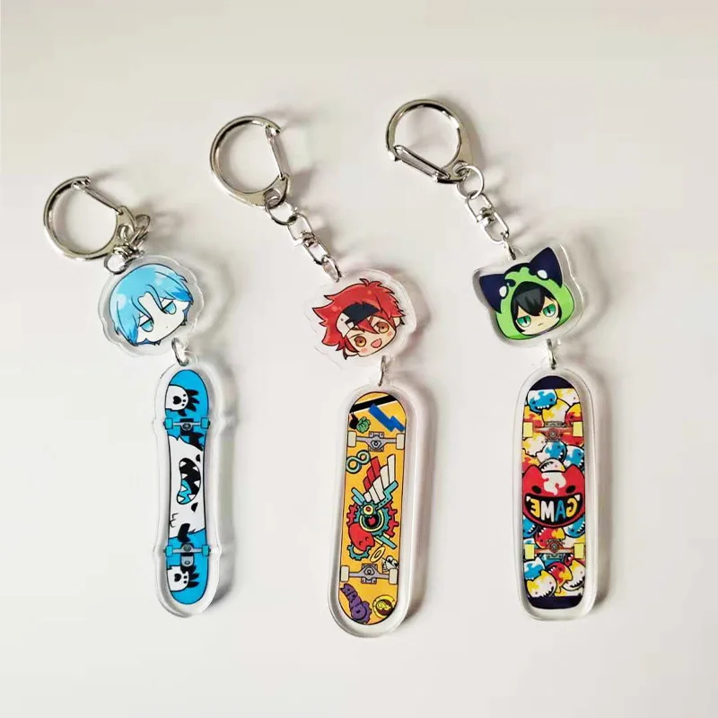 Sk8 The Infinity Skateboard Acrylic Keychains Charm Reki Kyan Langa ...