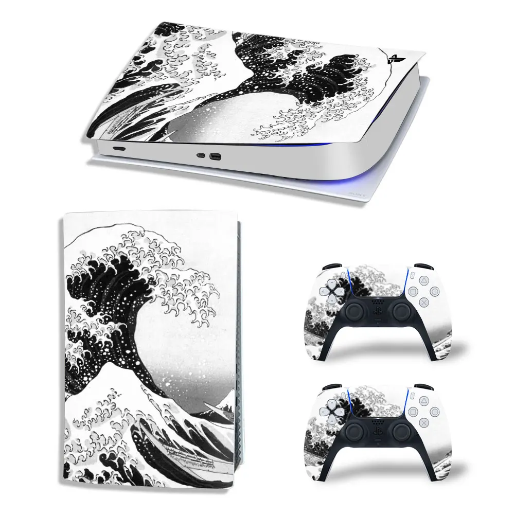GAMEGENIXX-PS5-Digital-Edition-Skin-Sticker-Waves-Protective-Decal ...