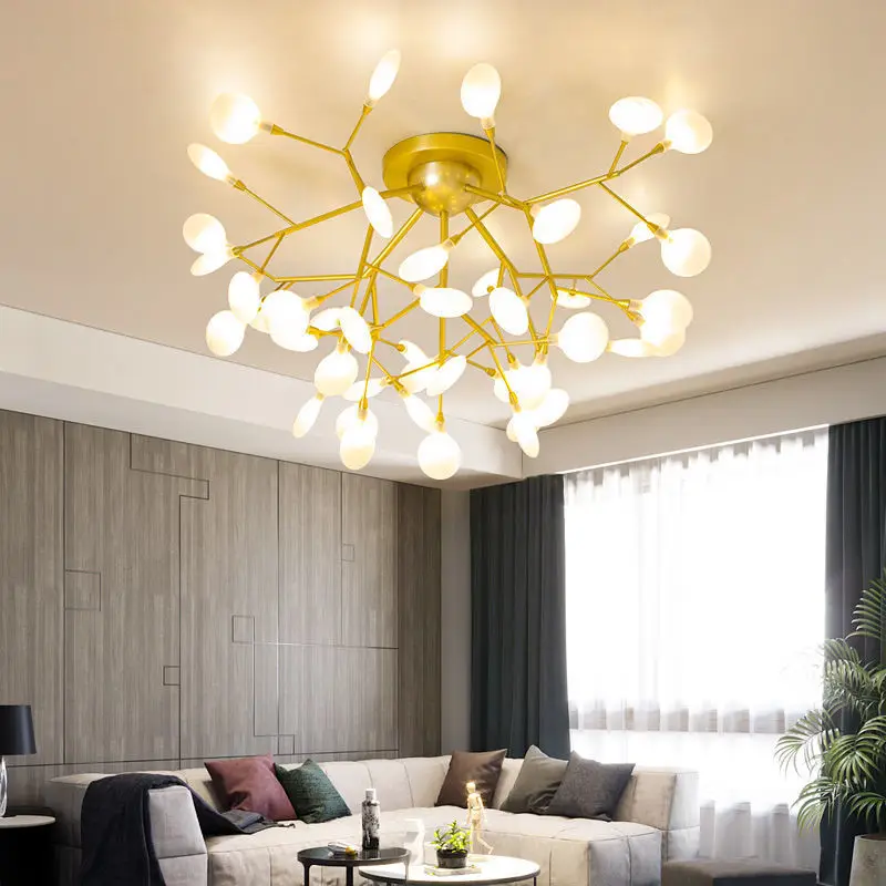 Modern Nordic Creative LED Ceiling Chandelier Lighting for Dining Room ...
