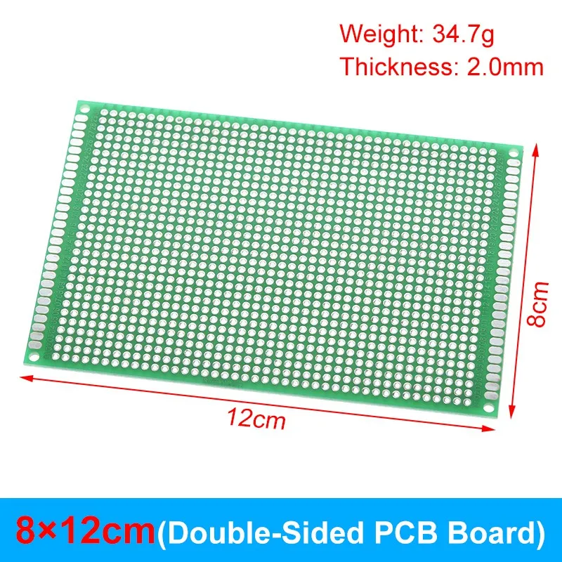 2x8 3x7 4x6 5x7 6x8 7x9 8x12 9x15 cm Double Side Prototype DIY ...